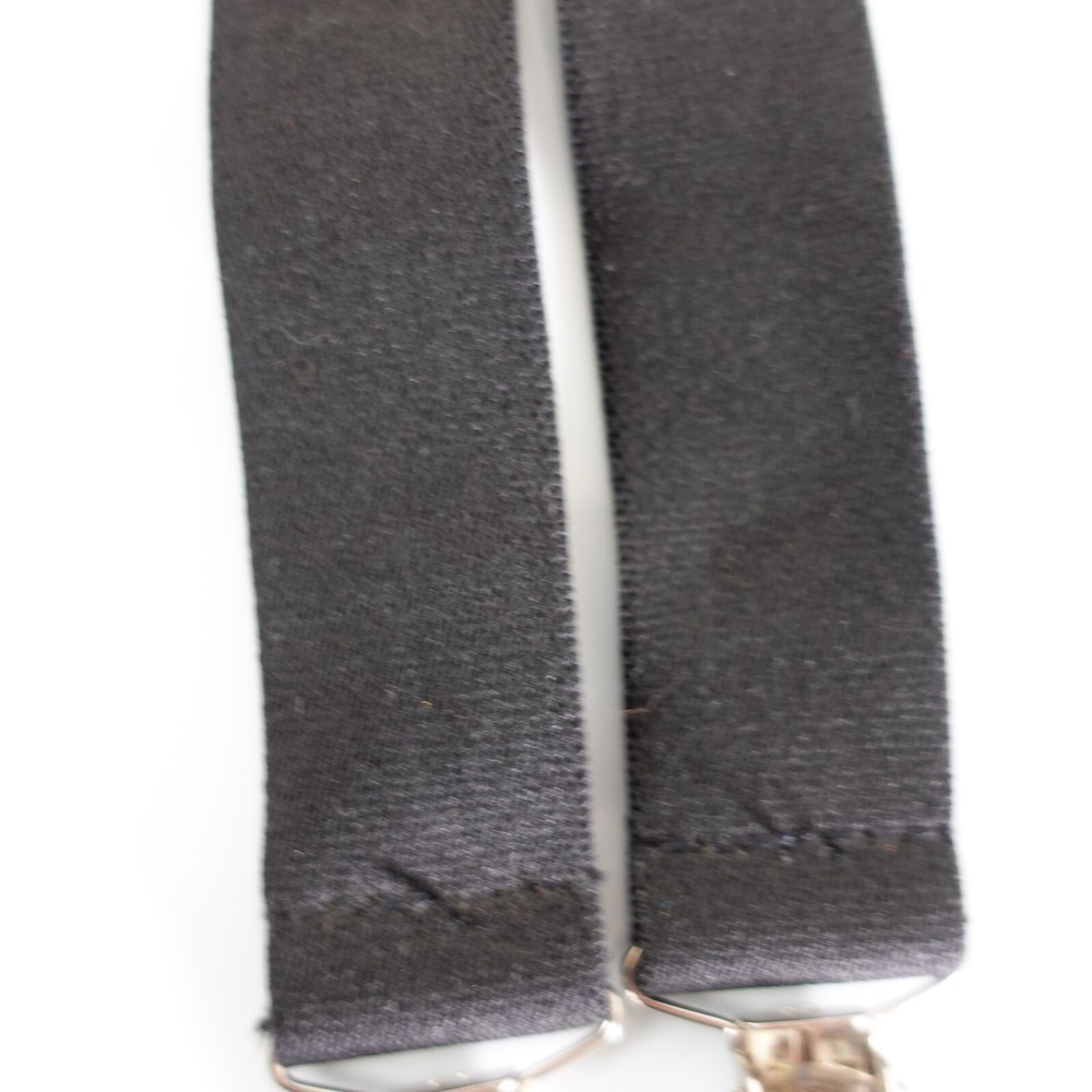 Handmade | Accessories | Suspender Mens Black Wedding Silver Clip On ...